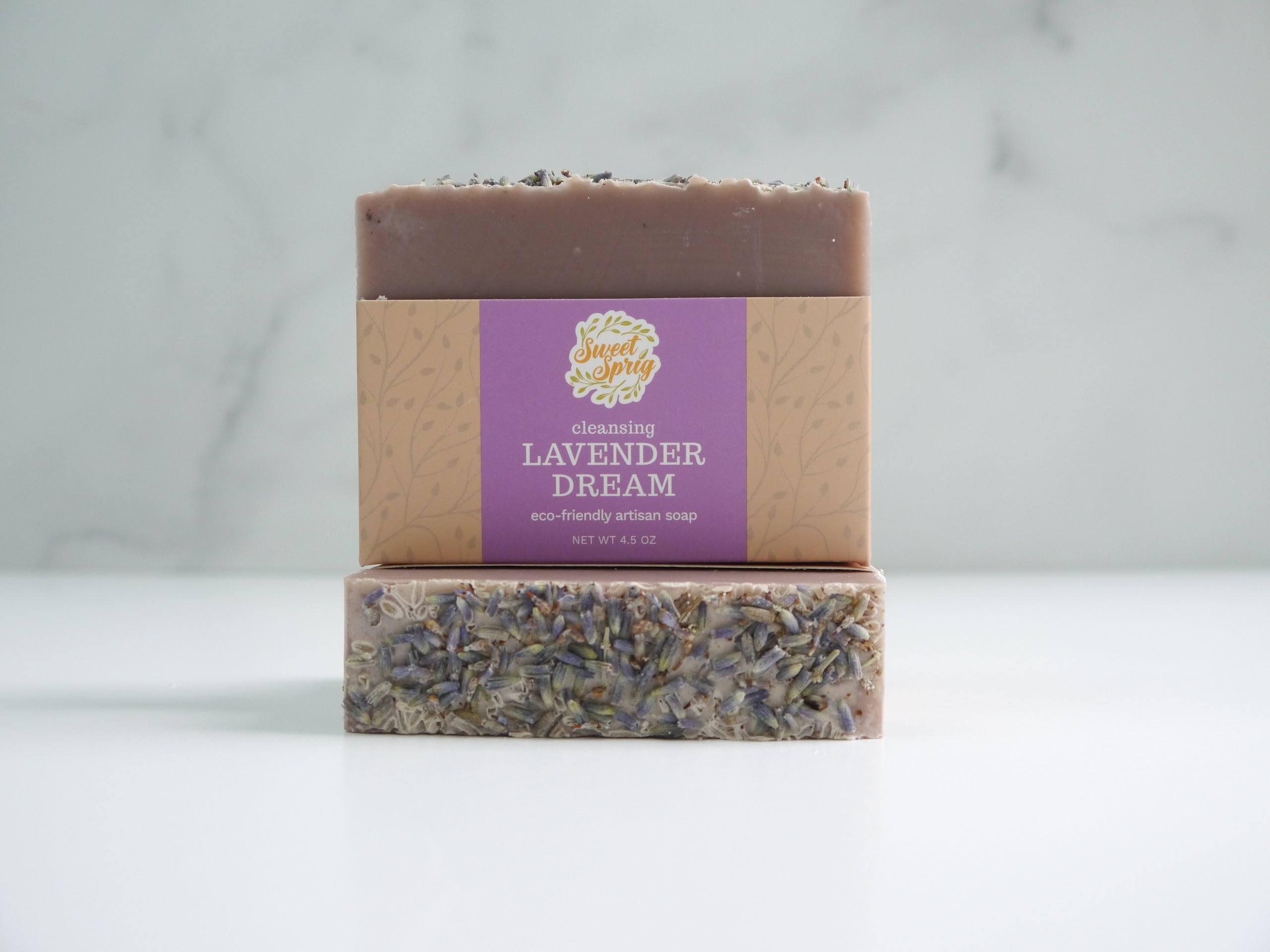 Lavender Dream Soap: Eco-Friendly Lavender Hand Soap for Herbal Skincare | Sweet Sprig